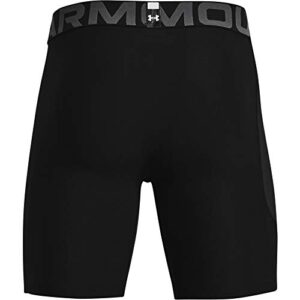 Under Armour Men's Armour HeatGear Compression Shorts , Black (001)/Pitch Gray , Small