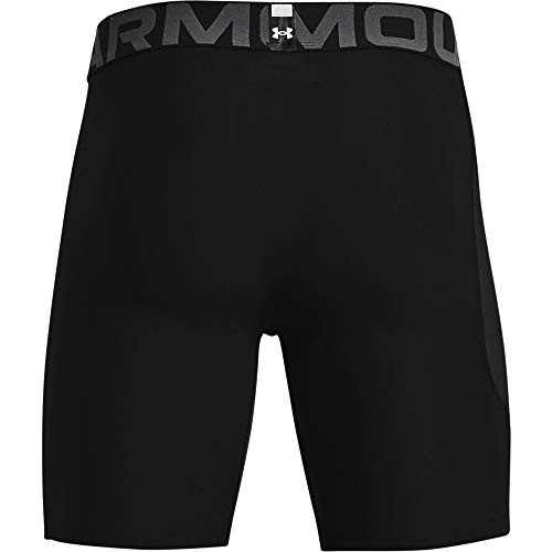 Under Armour Men's Armour HeatGear Compression Shorts , Black (001)/Pitch Gray , Small