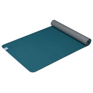 gaiam yoga mat performance tpe exercise & fitness mat for all types of yoga, pilates & floor exercises, lake