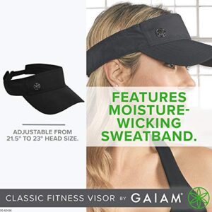 Gaiam Visor Hat- Black