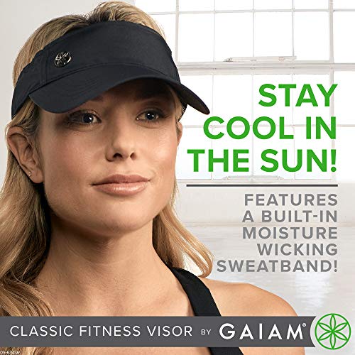 Gaiam Visor Hat- Black