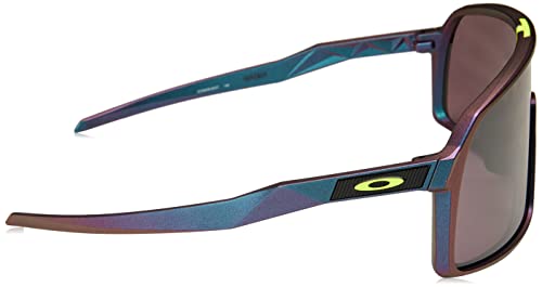 Oakley Men's OO9406 Sutro Rectangular Sunglasses, Green Purple Shift/Prizm Road Black, 37 mm