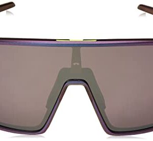 Oakley Men's OO9406 Sutro Rectangular Sunglasses, Green Purple Shift/Prizm Road Black, 37 mm