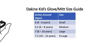 Dakine Youth Wristguard Jr Winter Glove - Black - Large