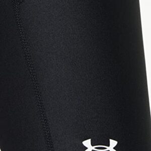 Under Armour womens Heatgear Armour High No-slip Waistband Ankle Leggings , Black (001)/White , Medium