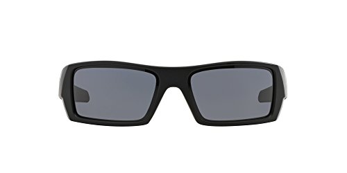 Oakley GASCAN OO9014 Sunglasses for Men + Vision Group Accessories Bundle(Matte Black/Grey (03-473), 61)