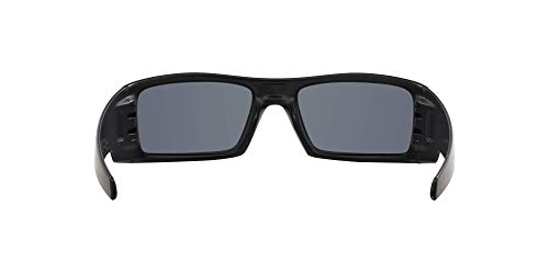 Oakley GASCAN OO9014 Sunglasses for Men + Vision Group Accessories Bundle(Matte Black/Grey (03-473), 61)