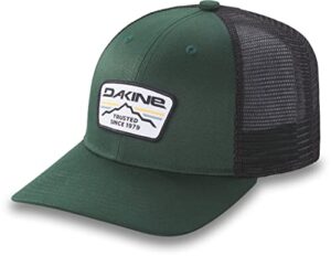 dakine standard mtn lines trucker, green, one size