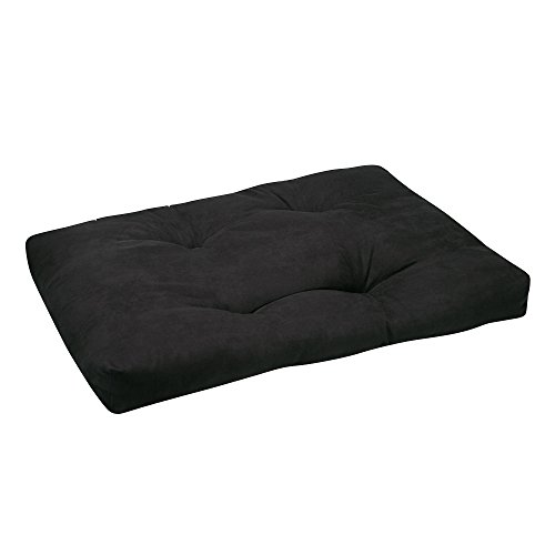 Gaiam 05-62075 Meditation Cushion Zabuton, 1 Count (Pack of 1), Black