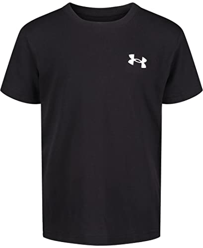 Under Armour Boys' Elite Short Sleeve T-Shirt, Black SP22, 6