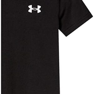 Under Armour Boys' Elite Short Sleeve T-Shirt, Black SP22, 6