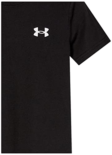 Under Armour Boys' Elite Short Sleeve T-Shirt, Black SP22, 6