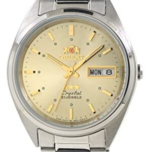 Orient TriStar Mens Classical Automatic Sunray Champagne Dial Watch AB00005C