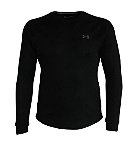 Under Armour Men's UA Waffle Crew Long Sleeve MD Black