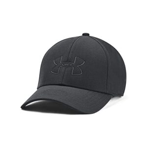 under armour mens storm driver hat, black (001 white, large-x-large