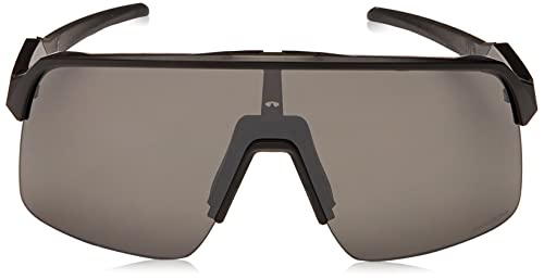 Oakley Men's OO9463 Sutro Lite Rectangular Sunglasses, Matte Black/Prizm Black, 39 mm