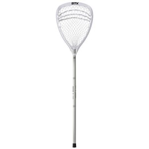 stx lacrosse shield 100 goalie complete stick white/white/platinum