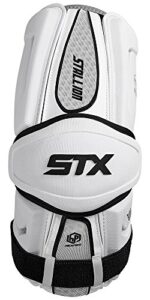 pd ags5 03 we/xx stx lacrosse stallion 500 arm guard, white, large