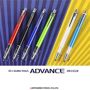 uni Kuru Toga Advance - Auto Lead Rotating Mechanical Pencil, 0.5mm (Navy)