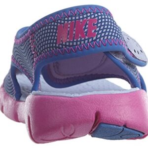 Nike Sunray Adjust 4 Boys (GS/PS) Shoes Hydrangeas/Comet Blue/Pink 386520-504 (3 M US)