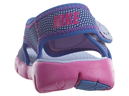 Nike Sunray Adjust 4 Boys (GS/PS) Shoes Hydrangeas/Comet Blue/Pink 386520-504 (3 M US)