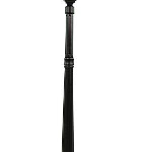 Sun-Ray 312069 Vittoria Solar Lamp Post, 52" Black