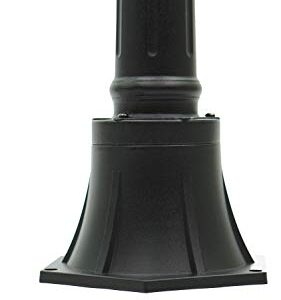 Sun-Ray 312069 Vittoria Solar Lamp Post, 52" Black