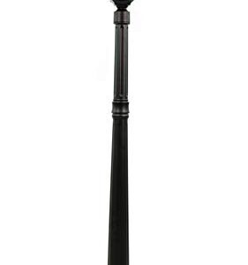 Sun-Ray 312069 Vittoria Solar Lamp Post, 52" Black