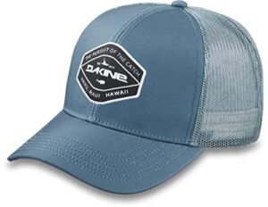 dakine standard crossing curved bill trucker, vintage blue, one size