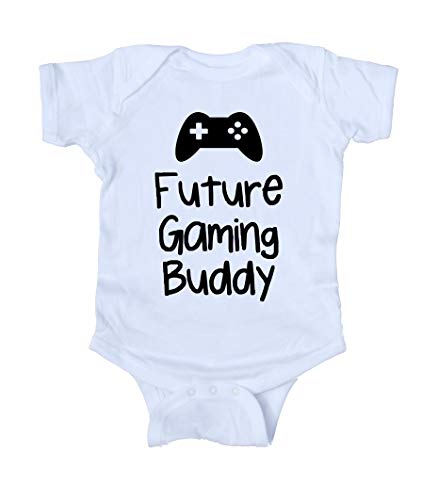 Sunray Clothing Future Gaming Buddy Baby Boy Onesie Gray