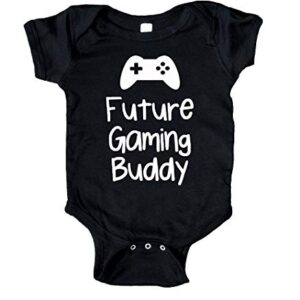 Sunray Clothing Future Gaming Buddy Baby Boy Onesie Gray