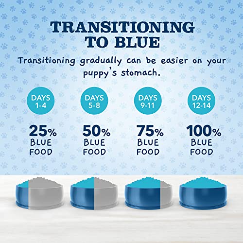 Blue Buffalo Baby BLUE Healthy Growth Formula Natural Small Breed Puppy Dry Dog Food, Chicken and Oatmeal Rice Recipe 4-lb