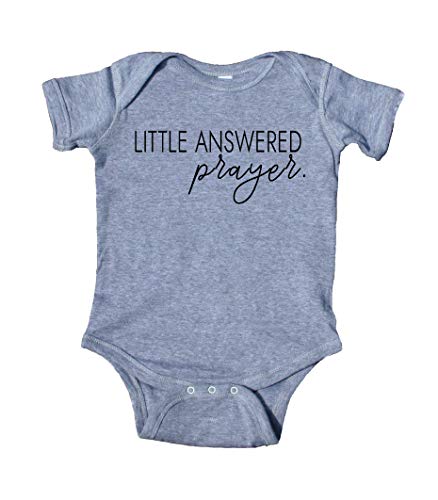 Sunray Clothing Little Answered Prayer Baby Boy Girl Onesie White