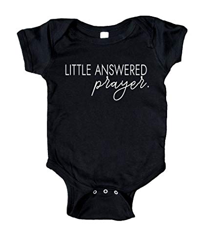 Sunray Clothing Little Answered Prayer Baby Boy Girl Onesie White