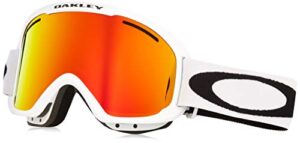 oakley o frame 2.0 pro m matte white w/fire iridium & persimmon