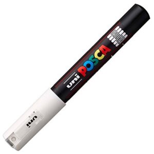 uni posca extra fine marker white (pc1m.1) 2 set