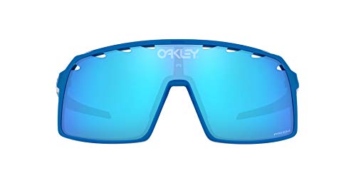 Oakley Men's OO9406 Sutro Rectangular Sunglasses, Sapphire/Prizm Sapphire, 37 mm