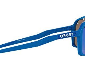 Oakley Men's OO9406 Sutro Rectangular Sunglasses, Sapphire/Prizm Sapphire, 37 mm