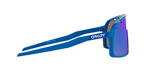 Oakley Men's OO9406 Sutro Rectangular Sunglasses, Sapphire/Prizm Sapphire, 37 mm