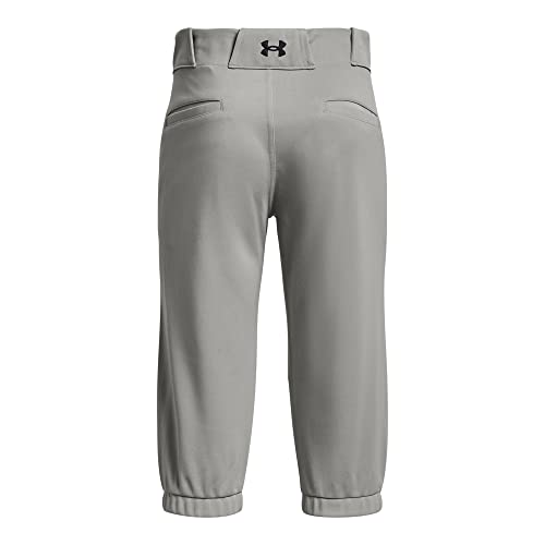 Under Armour girls Utility Softball Pants 22 , (075) Baseball Gray / / Black , Large