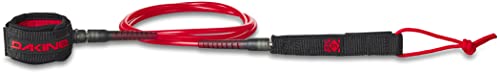 Dakine John John Florence Comp Plus Surf Leash, 6' X 3/16", Red