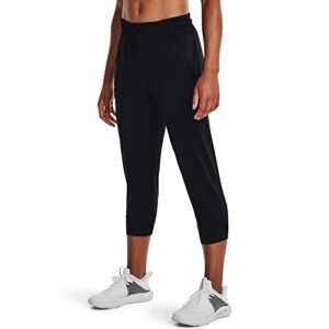 under armour women’s heatgear armour capri , black (001)/jet gray , xx-large