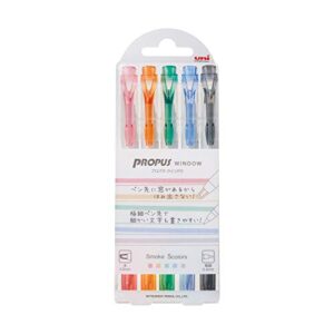 uni propus window smoke color, 5 colors set (pus-103t 5c3)