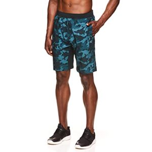 Gaiam Men's Yoga Shorts - Athletic Gym Running and Workout Shorts with Pockets - Pine Grove, Medium