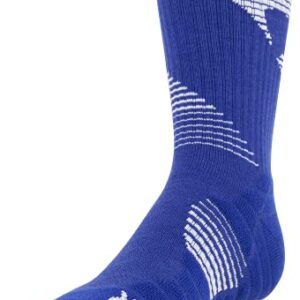 Under Armour Men's Elevated Novelty Crew Socks, 3-Pairs , Royal Assorted , Large