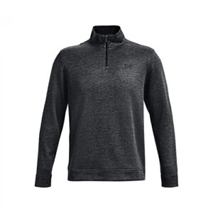 under armour mens storm sweaterfleece quarter zip , (001) black / / black , large