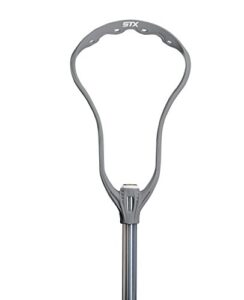 stx lacrosse super power plus unstrung lacrosse head, grey