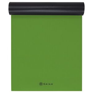 Gaiam Athletic Yoga Series duraMAT Xtra-Wide Mat, Green, 5mm