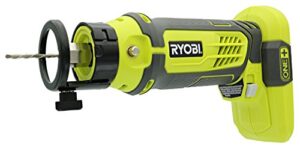 ryobi p531 one+ 18v cordless speed saw rotary cutter with included bits (battery not included / tool only)