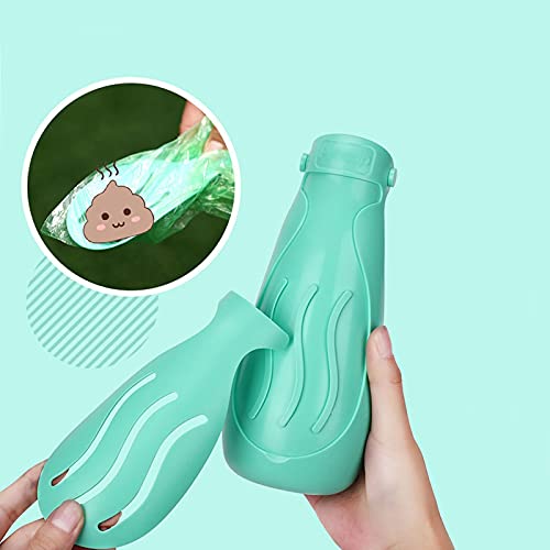 AHEGAS Dog Food Bowl 2in1 Dog Water Bottle Feeding Bowl Outdoor Travel Puppy Cat Drinking Feeder Dispenser for Small Dogs Portable Pet Product ( Color : Blue )